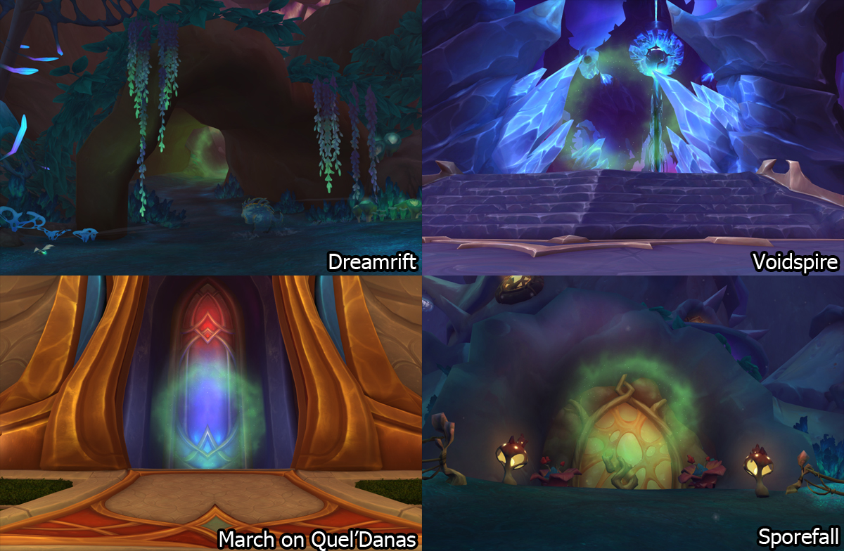 Midnight Season 1 Raids - Dreamrift, Voidspire, March on Quel'Danas and ...