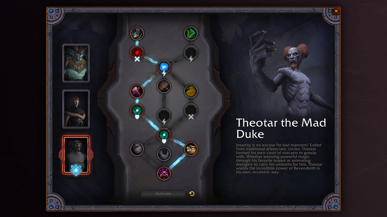Theotar the Mad Duke - Venthyr Soulbind in Shadowlands - World of ...