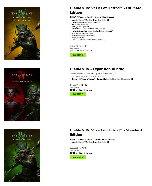 Diablo 4 Base Game, Expansion, and Bundles Discounted in Holiday Sale ...