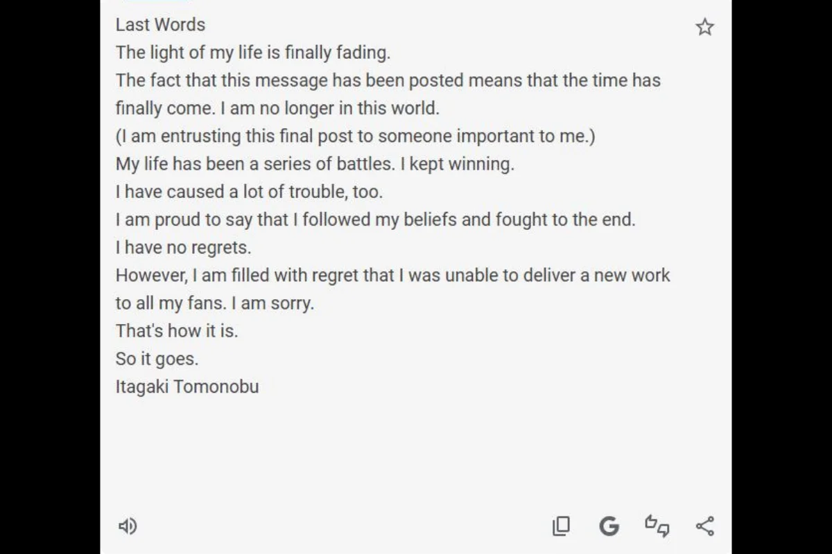 Dead Or Alive And Ninja Gaiden Creator, Tomonobu Itagaki, Passes Away ...